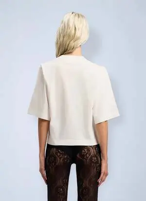 Palm Angels Cropped Graphic T-shirt