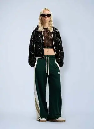 Palm Angels Classic Logo Lace Top
