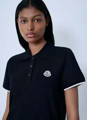 Moncler Logo Patch Polo Shirt