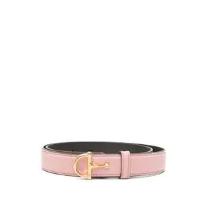 Gucci Horsebit Detail Leather Belt - Pink