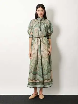 Zimmermann Wanderlust Billow Silk Dress