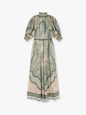 Zimmermann Wanderlust Billow Silk Dress