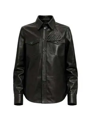 Bottega Veneta Leather Shirts