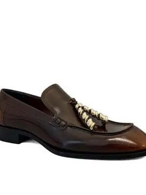 Loewe Edge Leather Loafers - Multicolor