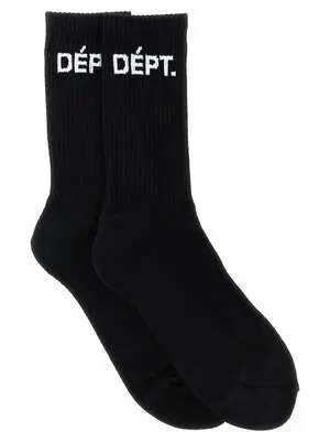 GALLERY DEPT. Cotton Crew Socks With Logo - Multicolor