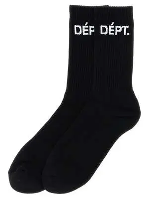 GALLERY DEPT. Cotton Crew Socks With Logo