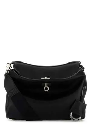 Balenciaga Leather Rodeo Messenger Crossbody Bag - Black