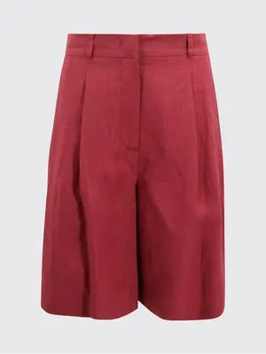 Max Mara Pleated Tailored Shorts - Brown