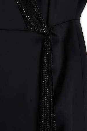 Giorgio Armani Embellished Wrap Top