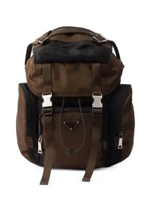 Prada Re-nylon And Leather Backpack - Multicolor