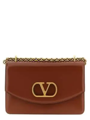 Valentino Garavani Vlogo Signature Shoulder Bag - Brown