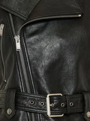 Saint Laurent Leather Biker Vest