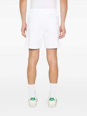 Casablanca Cotton Loopback Shorts With Tennis Ball Motif