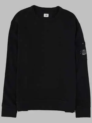 C.P. COMPANY Logo Patch Sweatshirt - Black