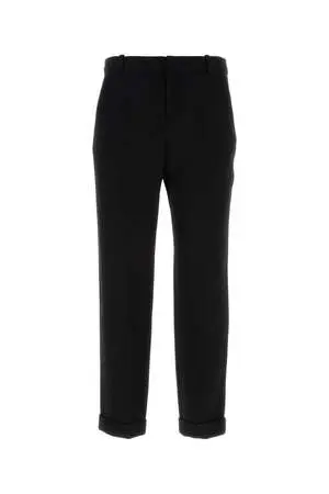 Balmain Wool Pants - Black
