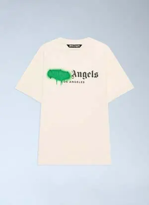 Palm Angels Spray La T-shirt - White