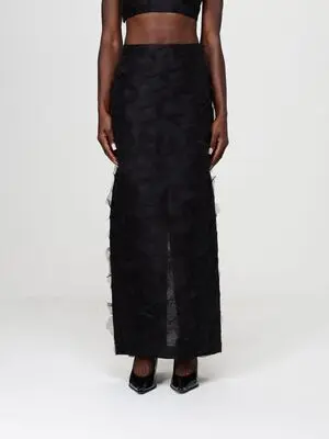 Max Mara Textured Maxi Skirt - Black