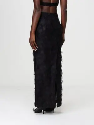 Max Mara Textured Maxi Skirt - Black