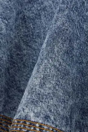 Alaïa Zip-up Peplum Denim Top