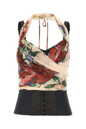 Dolce & Gabbana Floral Print Top - Multicolor