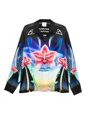 Casablanca Orchid Racer Shirt - Multicolor