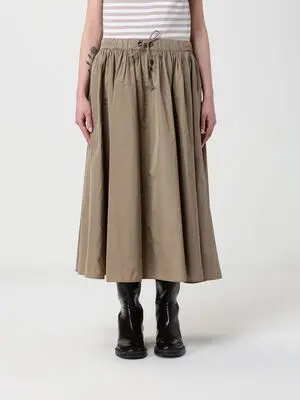 Max Mara Gathered Midi Skirt - Brown