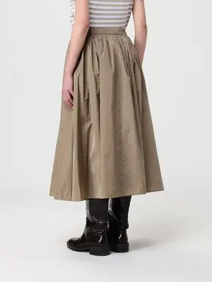 Max Mara Gathered Midi Skirt - Brown
