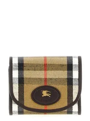 Burberry Highlands' Wallet - Cream