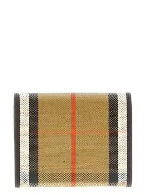 Burberry Highlands' Wallet - Cream