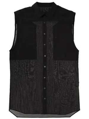 Rick Owens Sleeveless Shirt Jumbo Sl