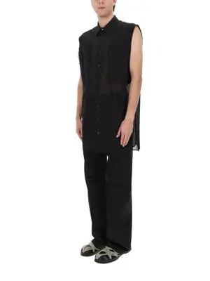 Rick Owens Sleeveless Shirt Jumbo Sl