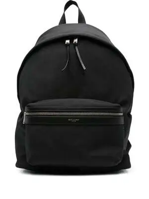 Saint Laurent City Canvas Backpack - Multicolor