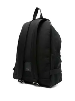 Saint Laurent City Canvas Backpack - Multicolor