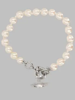 VIVIENNE WESTWOOD Pearl Bracelet With Orb Charm