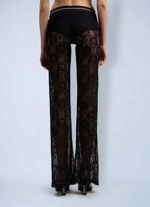 Palm Angels Classic Logo Lace Pants