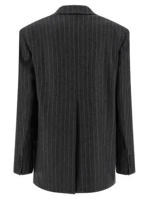 Sportmax Belford1234 Double-breasted Wool Blend Blazer