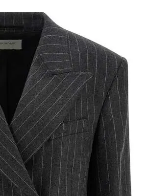 Sportmax Belford1234 Double-breasted Wool Blend Blazer