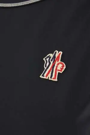 Moncler Cropped Top With Contrast Stitching