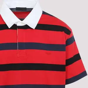 Prada Short Sleeves Polo - Red