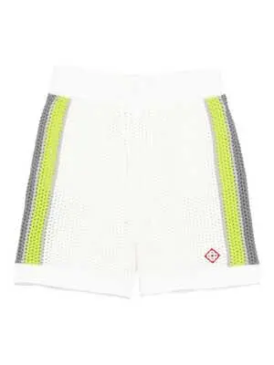Casablanca Striped Knit Shorts - Multicolor
