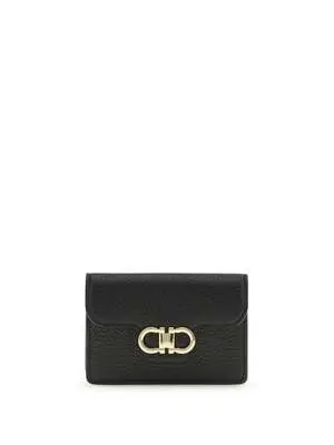 FERRAGAMO Gancini Keyring - Black