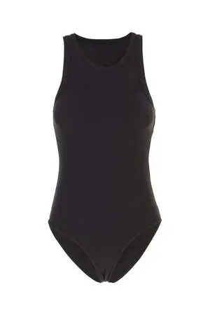 Alaïa Ribbed Racerback Bodysuit