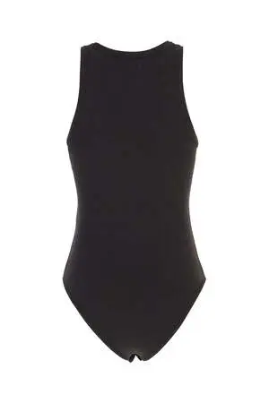 Alaïa Ribbed Racerback Bodysuit