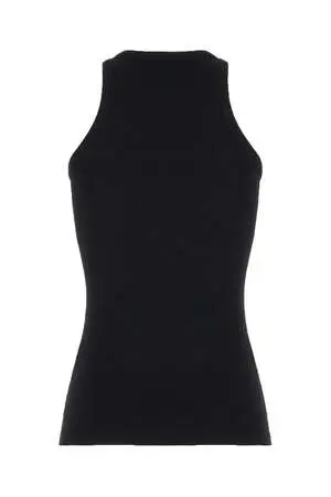 Attico Ribbed Button Detail Tank Top