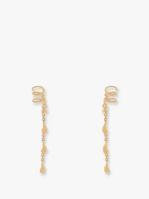 Chloé Iconic Metal Drop Earrings - Multicolor