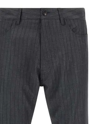 Balenciaga Pinstripe Wool Trousers