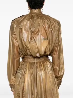 Saint Laurent Nylon Trench Coat - Multicolor