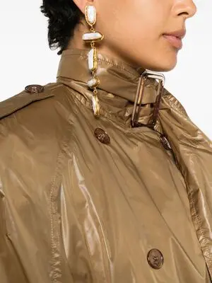 Saint Laurent Nylon Trench Coat - Multicolor