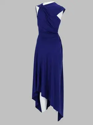 Victoria Beckham Asymmetrical Midi Dress