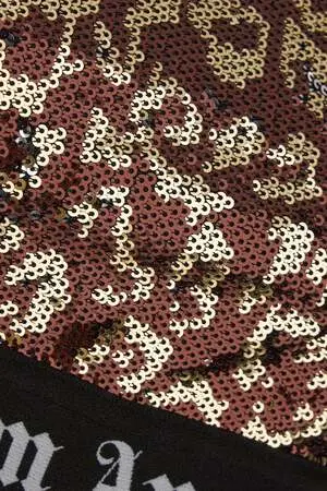Palm Angels Sequined Cropped Top - Multicolor